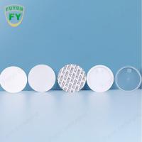 China Fuyun 80ml 100ml 120ml white clear color thicken bottom wall pet plastic cream jar with colored cap for sale