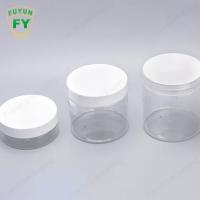 China 30ml 40ml 150ml Transparent Plastic Packaging Jars With Aluminium Cap Food Grade for sale