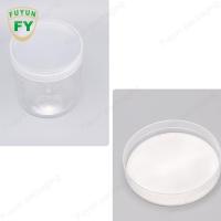 China 30ml 40ml 150ml Transparent Plastic Packaging Jars With Aluminium Cap Food Grade for sale