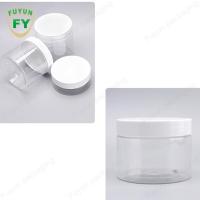 China 30ml 40ml 150ml Transparent Plastic Packaging Jars With Aluminium Cap Food Grade for sale