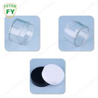 China Fuyun 30ml 50ml pet plastic clear wide mouth eye face sleep mud cream jar for sale