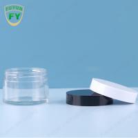 China Fuyun 30ml 50ml pet plastic clear wide mouth eye face sleep mud cream jar for sale