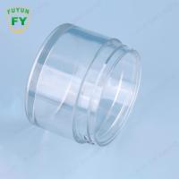 China Fuyun 30ml 50ml pet plastic clear wide mouth eye face sleep mud cream jar for sale