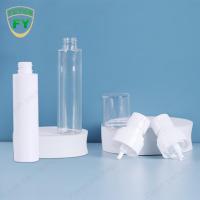 China Fuyun 40ml 50ml 60ml 80ml white clear lotion and spray pump bottle with flat cap for sale