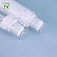 China Fuyun 40ml 50ml 60ml 80ml white clear lotion and spray pump bottle with flat cap for sale