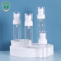 China Fuyun 40ml 50ml 60ml 80ml white clear lotion and spray pump bottle with flat cap for sale
