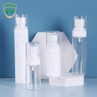 China Fuyun 40ml 50ml 60ml 80ml white clear lotion and spray pump bottle with flat cap for sale