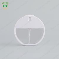 China 20ml Empty Plastic Hand Sanitizer Bottle Credit Card Type Refillable Perfume Spray Disinfectant for sale