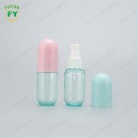 China 40ml 60ml Emulsion Bottle Macaron Double Color PET Fine Mist Divided Travel Set for sale