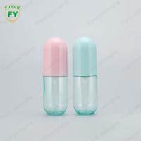 China 40ml 60ml Emulsion Bottle Macaron Double Color PET Fine Mist Divided Travel Set for sale