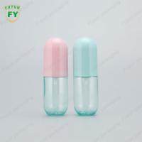China 40ml 60ml Emulsion Bottle Macaron Double Color PET Fine Mist Divided Travel Set for sale