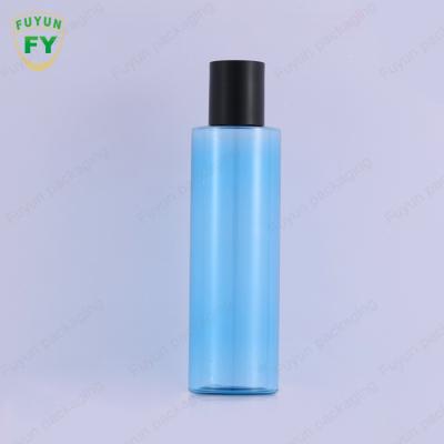 China 135ml PET Transparent Facial Toner Bottle With Double Layer Screw Cap for sale