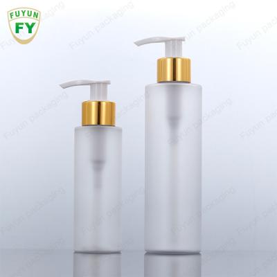 China cylinder 4.05oz Plastic Pump Bottles Cosmetic Packaging Container for sale