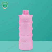 China BORUI 200 400m bone shaped pink color shampoo bottle with shampoo lotion pump or screw cap for sale
