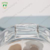 China Fuyun 300ml/500ml Plastic PETG flower decoration circle shape shampoo lotion pump bottle for sale