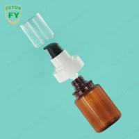 China Fuyun 40ml 80ml 120ml 180ml 30g 50g PET plastic clear amber color lotion pump bottle for sale