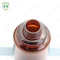 China Fuyun 40ml 80ml 120ml 180ml 30g 50g PET plastic clear amber color lotion pump bottle for sale