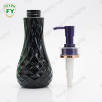 China Fuyun unique 320ml 500ml 830ml Black White Color Shampoo Lotion Pump Bottle for sale