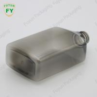 China Fuyun elegant 350 500ml slant shoulder green clear shampoo lotion pump bottle for sale