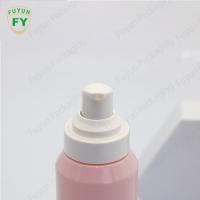 China Fuyun 100 120 150ml Green Pink Color Slant Shoulder Lotion Pump Bottle for sale