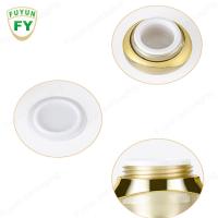 China Fuyun elegant color shiny plastic Ps acrylic 5g 10g 15g skincare cosmetic packaging eye face cream jar for sale
