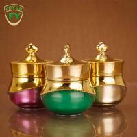 China Fuyun elegant color shiny plastic Ps acrylic 5g 10g 15g skincare cosmetic packaging eye face cream jar for sale