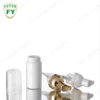 China 30ml 50ml 80ml Gold Foam Pump Bottle With Clear Cap for sale