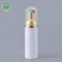 China 30ml 50ml 80ml Gold Foam Pump Bottle With Clear Cap for sale