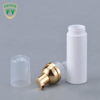 China 30ml 50ml 80ml Gold Foam Pump Bottle With Clear Cap for sale