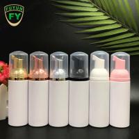 China 30ml 50ml 80ml Gold Foam Pump Bottle With Clear Cap for sale