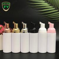 China 30ml 50ml 80ml Gold Foam Pump Bottle With Clear Cap for sale
