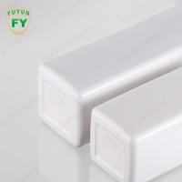China Fuyun 300ml 400ml 500ml 600ml 800ml white color clear square lotion shampoo bottle with gold pump for sale
