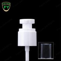 China Fuyun instock 50ml flat shoulder clear plastic toner lotion pump bottle for sale