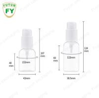 China Fuyun 50ml/75ml/100ml/250ml Pet plastic empty cosmetic skincare lotion pump bottle for sale
