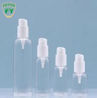 China Fuyun 50ml/75ml/100ml/250ml Pet plastic empty cosmetic skincare lotion pump bottle for sale