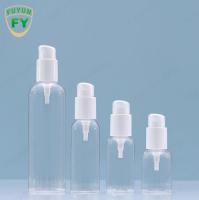China Fuyun 50ml/75ml/100ml/250ml Pet plastic empty cosmetic skincare lotion pump bottle for sale