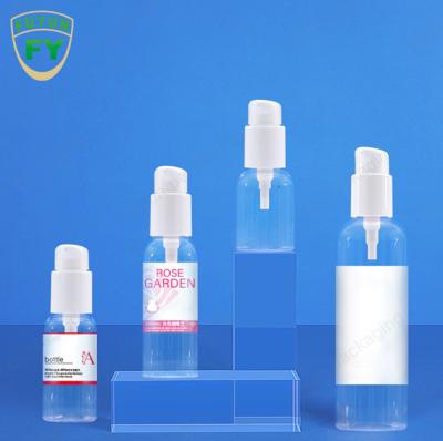 China Fuyun 50ml/75ml/100ml/250ml Pet plastic empty cosmetic skincare lotion pump bottle for sale