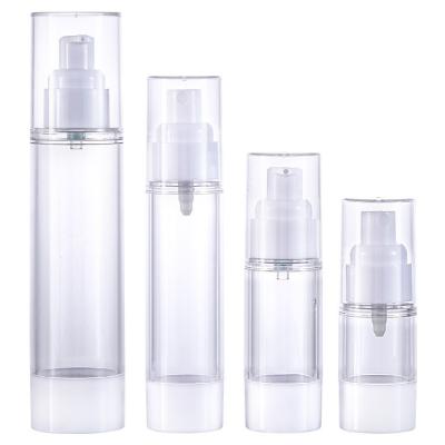 China 1oz 60ml 80ml 100ml PP Mini Airless Cosmetic Bottle Plastic Lotion Container for sale