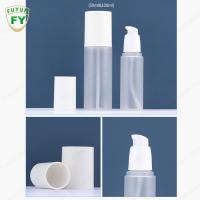 China 150ml Round Tube Pet Plastic Pump Bottles Frosted Body Lotion Jar for sale