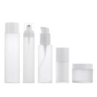 China 50ml Transparent Plastic Pump Bottles Skincare Face Cream Container for sale