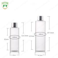 China SGS 150ML Plastic Pump Bottles With Sliver Cap Screen Printing for sale