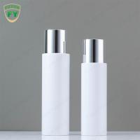 China 3oz 100ml Face Toner White Plastic Pump Bottles Hotel Cosmetics Packaging for sale