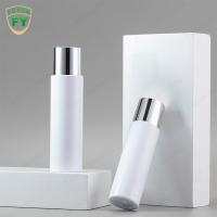 China 3oz 100ml Face Toner White Plastic Pump Bottles Hotel Cosmetics Packaging for sale