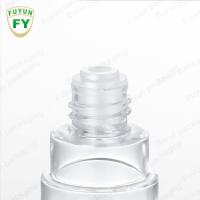China 18ml 20ml Plastic Pump Bottles Capsule Shape Clear PET Toner Bottle for sale