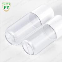 China 18ml 20ml Plastic Pump Bottles Capsule Shape Clear PET Toner Bottle for sale