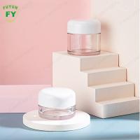 China Plastic Shiny Hand Eye Facial Skincare Cream Jar With White Cap 30ml 50ml for sale