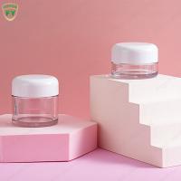 China Plastic Shiny Hand Eye Facial Skincare Cream Jar With White Cap 30ml 50ml for sale
