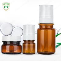China 30g 40ml 60ml Serum Plastic Pump Bottles Double Wall PET Jar for sale
