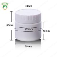 China SGS 4.05oz PP Cap Plastic Cream Jar For Eye Shadows Lip Balms for sale