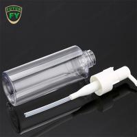 China 160ml 200ml Clear PET Plastic Pump Bottles For Body Oil for sale